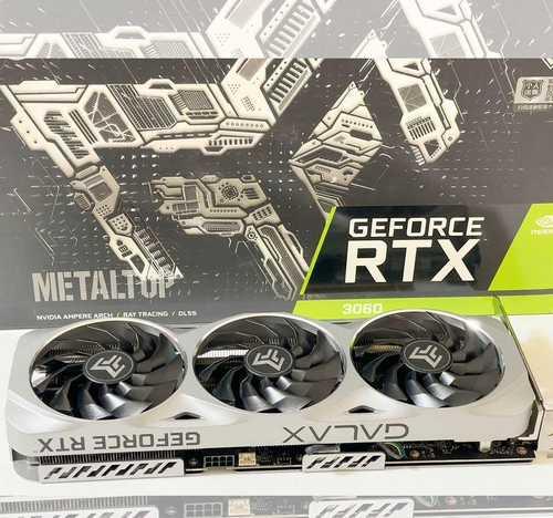 Видеокарта Galax RTX 3060 Metaltop 12 GB