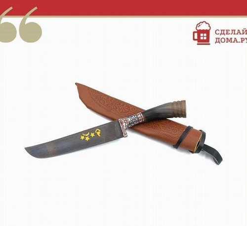 Нож узбекский Пчак с рукоятью из рога быка