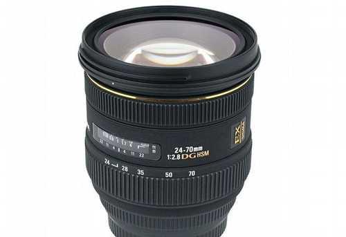 Nikon Sigma AF 24-70 mm f/2.8 EX DG HSM+Бленда+