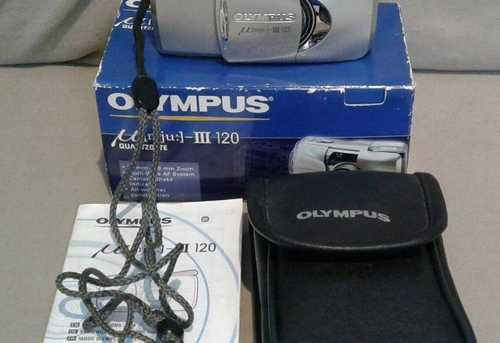 Пленочный фотоаппарат Olympus mju III 120 бу