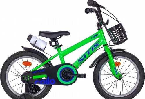 Велосипед sitis rollo 16" (2022) зелено-синий Vol5