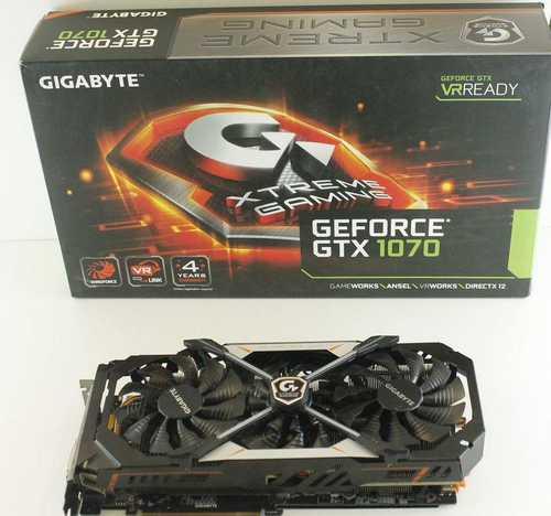 Видеокарта 8 GB GTX 1070 Gigabyte G1 Gaming