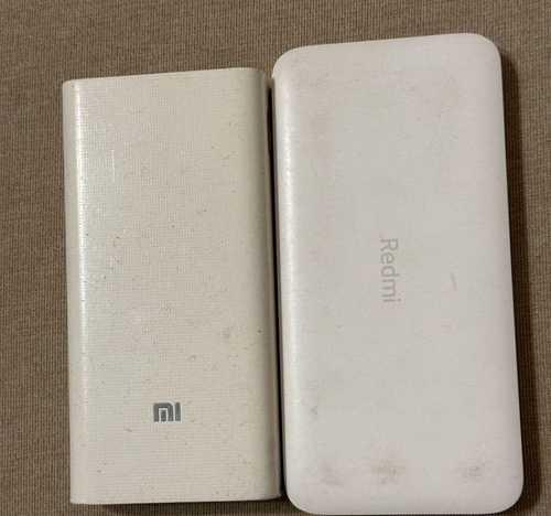 Аккумуляторы Xiaomi 20000 Redmi 10000 нерабочие