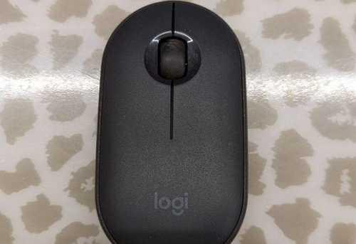 Беспроводная мышь Logitech Pebble M350, графит