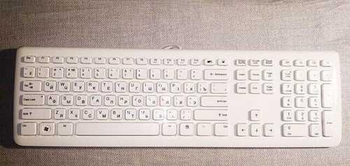 Белая клавиатура Chicony KU-0833 USB