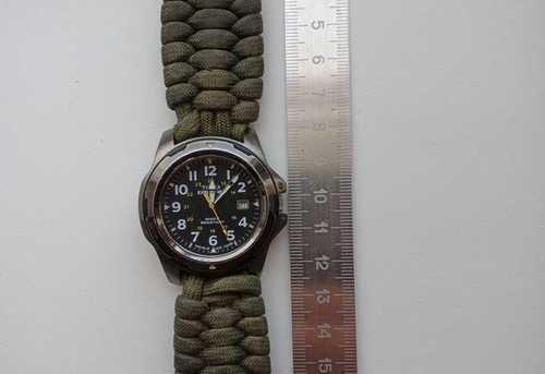 Timex T49271 наручные часы с крафтовым ремешком