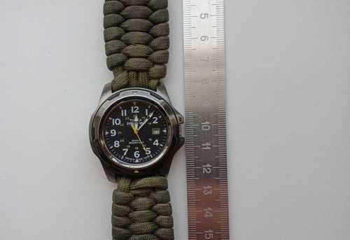 Timex T49271 наручные часы с крафтовым ремешком