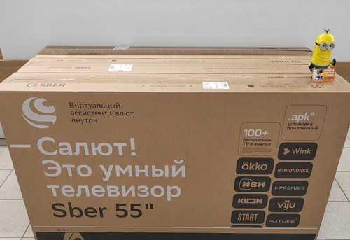 55" Телевизор sber 4K Ultra HD, SDX-55U4127