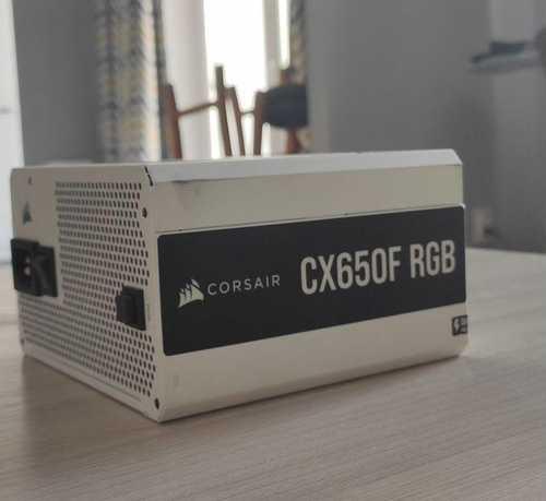 Блок питания Corsair CX650F RGB White