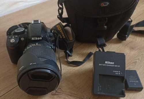 Зеркальный фотоаппарат nikon d3100 sigma DC 18-250