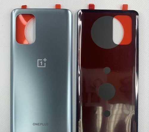 Задняя крышка для Oneplus 8T серебристый (Lunar Si