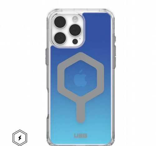 Uag Plyo для iPhone 16 Pro/Max (Blue Ombre)