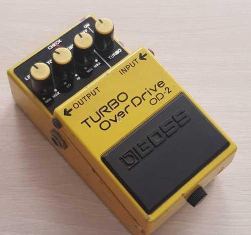 Педаль Boss OD-2 Turbo Overdrive ACA