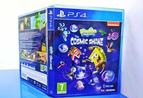 Спанч Боб The Cosmic Shake (PS4) Б/У Диск