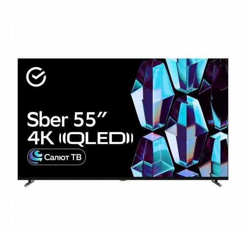 Продам телевизор Sber SDX-55UQ5234, 4K, qled