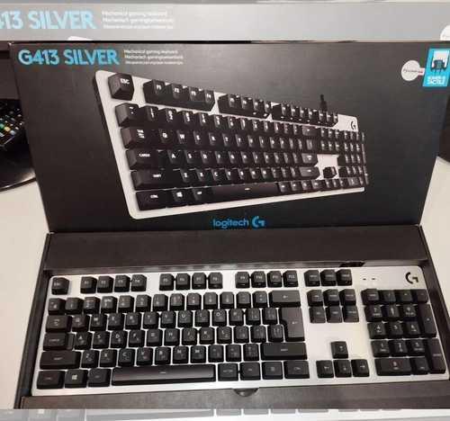 Игровая клавиатура logitech g413 silver