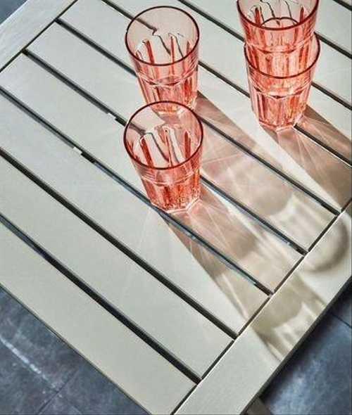 4 шт розовые стаканы покал IKEA