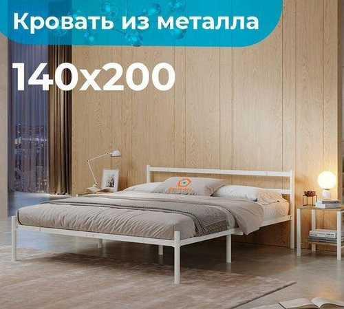 Кровать Мета 140х200 металлическая двуспальная