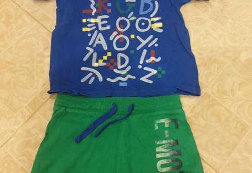 Костюм детский футболка и шорты Benetton