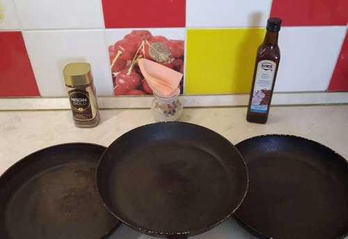 3 сковороды Тефаль с антипригарным ф 29 см