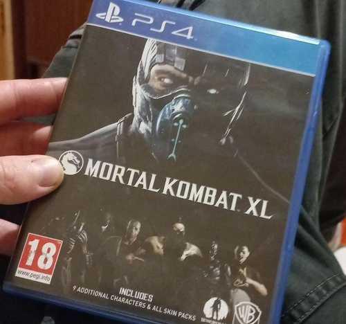 Диски на ps4 мортал комбат xl