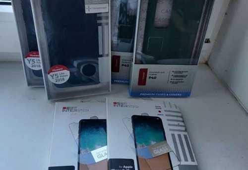 Чехлы на Huawei p40, Huawei y5 и стекла iPhone Xs