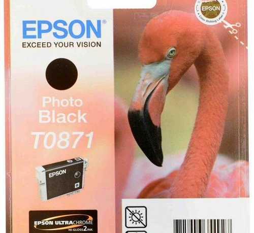 Спец. условия картридж Epson C13T08714010, черный
