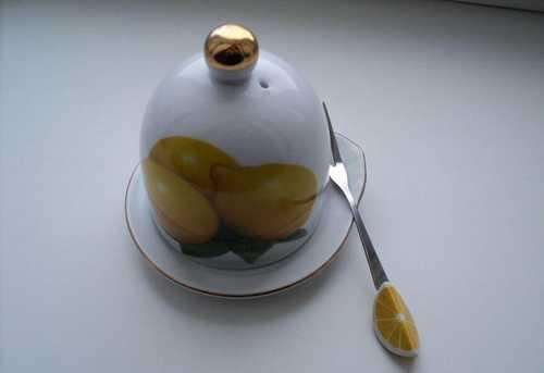 Лимонница Royal porcelain с вилочкой
