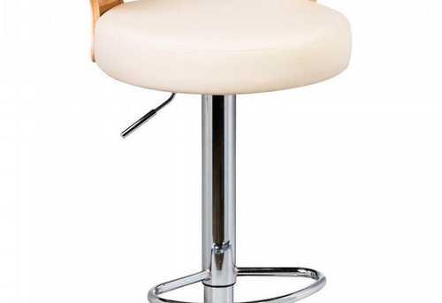 Дизайнерский барный стул boss кремовая эко-кожа