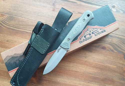 Нож фиксированный NCC Flint AUS-10 sw micarta