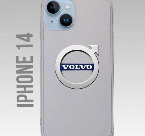 Чехол на iPhone 14 Volvo