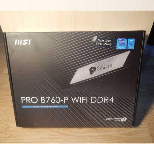 MSI PRO B760-P WiFi DDR4, LGA 1700, Intel B760,ATX