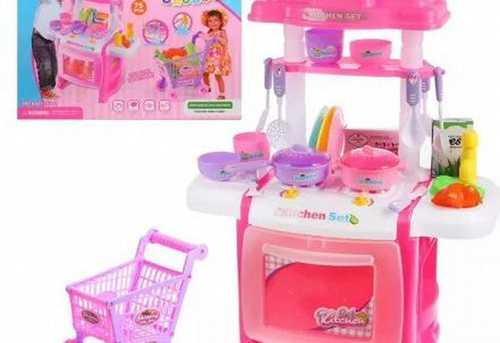 Игровой набор Кухня, в компл.60 предм., свет, звук