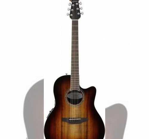 Ovation CS28P-koab Celebrity Standard Plus Super Shallow Koa Burst электроакустическая гитара с выре