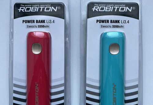 Внешний аккумулятор robiton power bank Li3.4