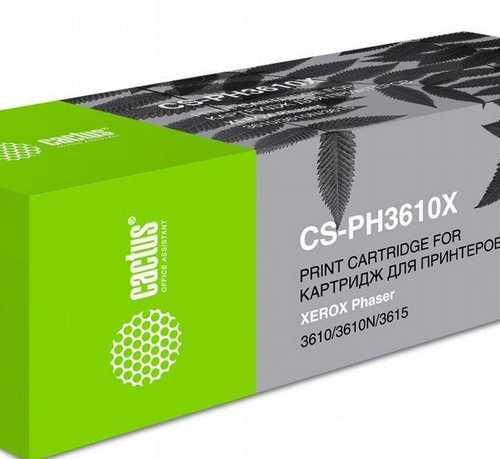 Картридж лазерный Cactus CS-PH3610X 106R02723 черн