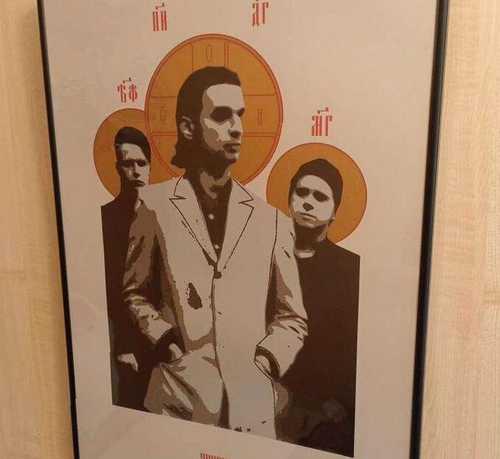 Постер A2 плакат Depeche Mode Feelee Фили