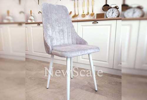 Кухонные металлические стулья велюр для дома