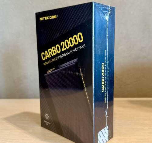 Nitecore carbo20000 Power Bank. Емкость: 20000 мАч