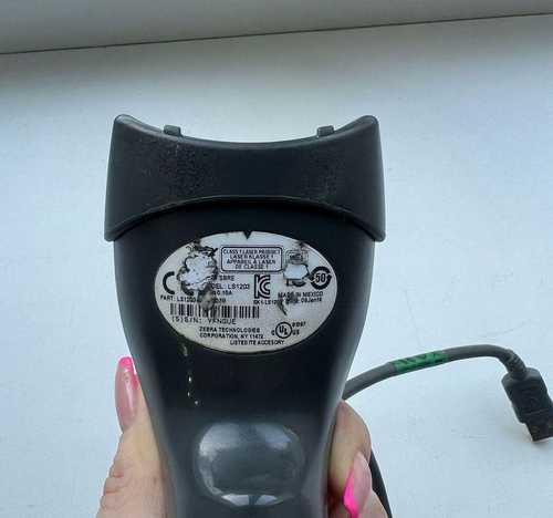 Сканер штрих-кода Motorola LS1203 Black emea