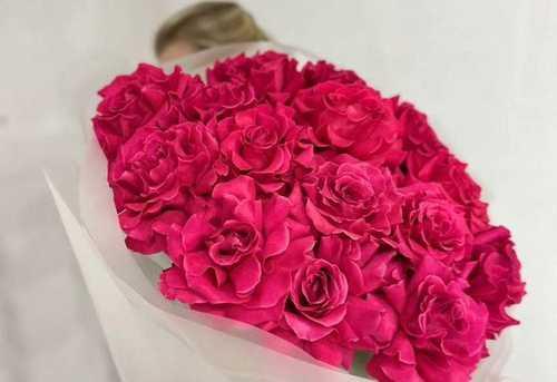 Розы ажурные розовые на 14 февраля
