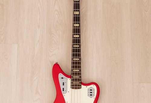 Бас-гитара Fender Jaguar Bass JJ Hot Rod Red w/gig