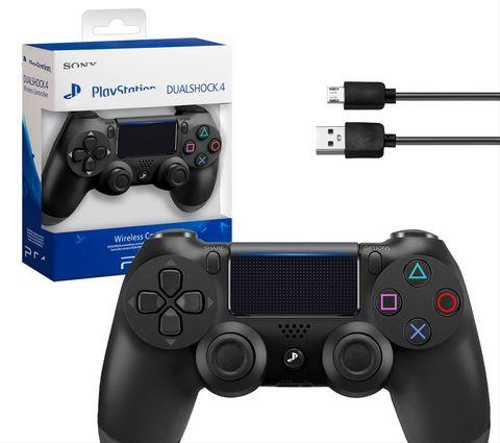 Джойстик PS4 DualShock беспроводной (Чёрный)