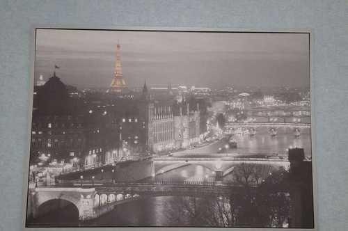 Картина Икеа "Париж" 1,4 м 1 м