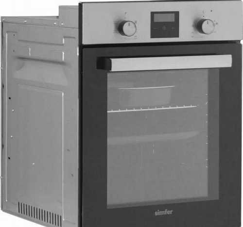 Электрический духовой шкаф Simfer B4EM56016, серебристый