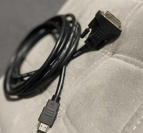 Переходник с dvi на hdmi новый