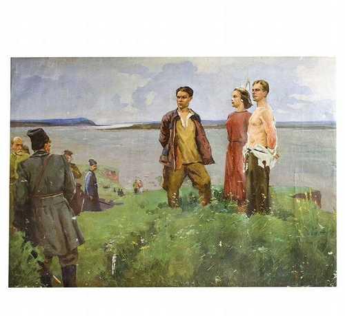 Картина маслом СССР соцреализм