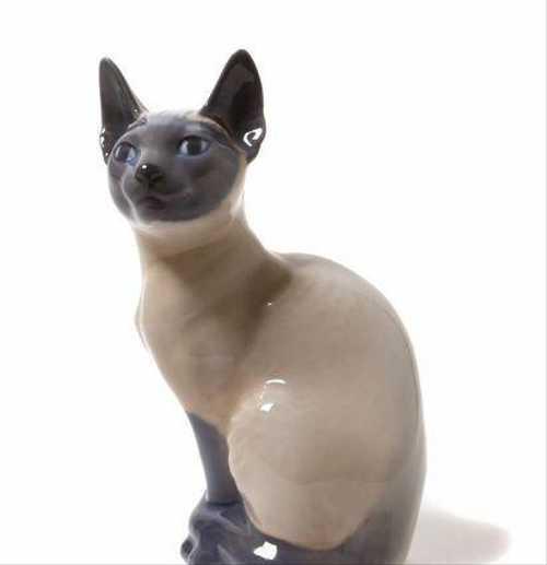 Фарфоровая фигура "Сиамская кошка". Royal Copenhag