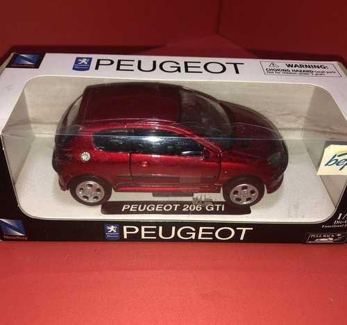 Модель автомобиля Peugeot 206 GTI