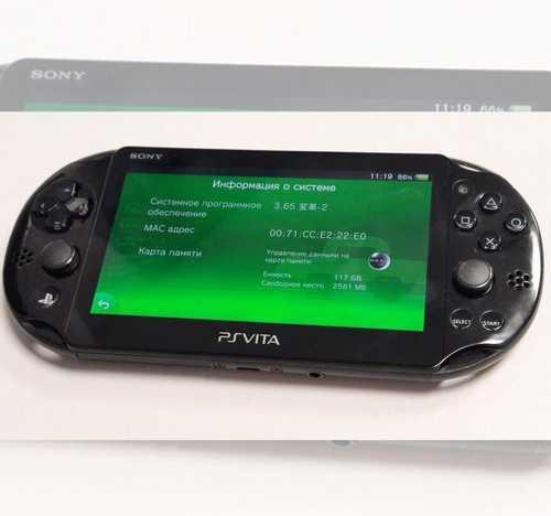 PS Vita Slim 128 GB + более 50 игр